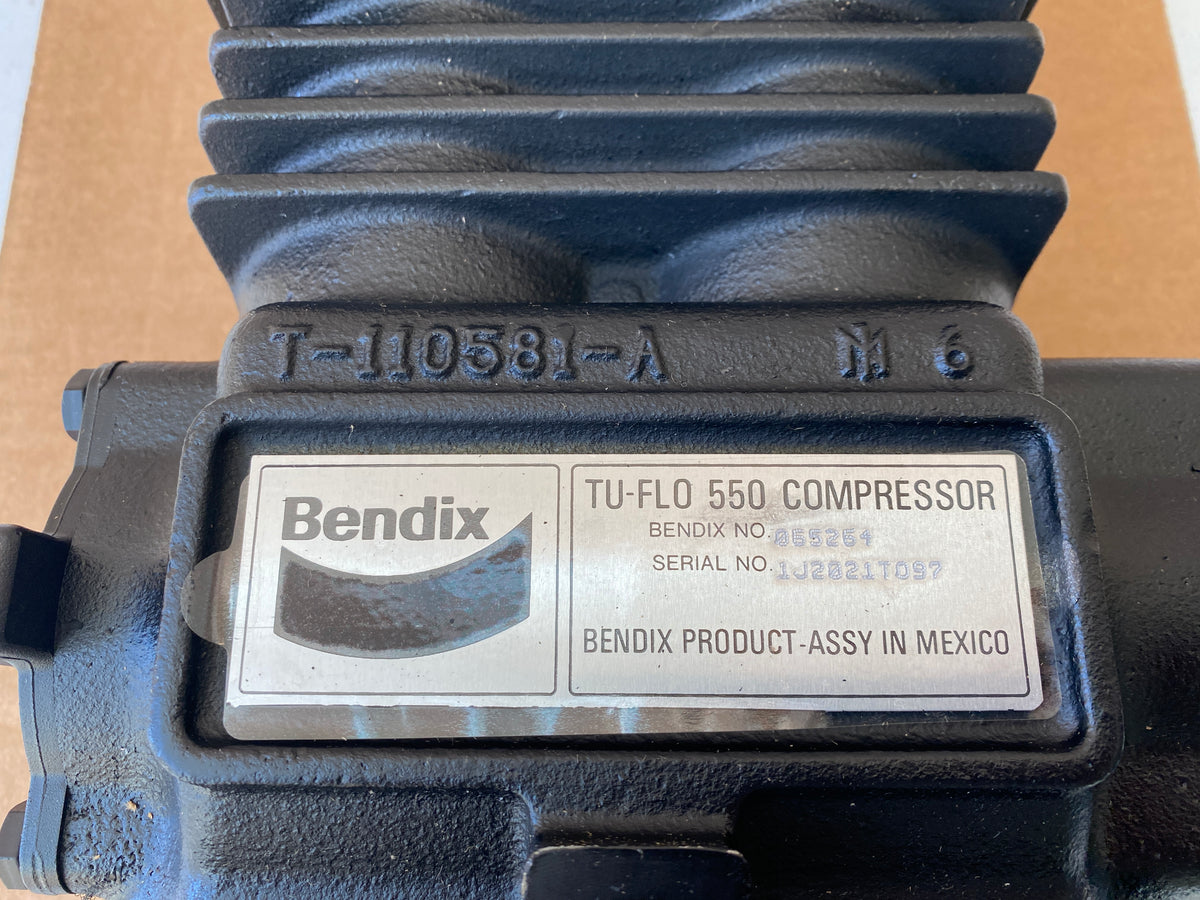 065264 NEW TU-FLO 550 BENDIX AIR COMPRESSOR (No Core Needed) p016 ...