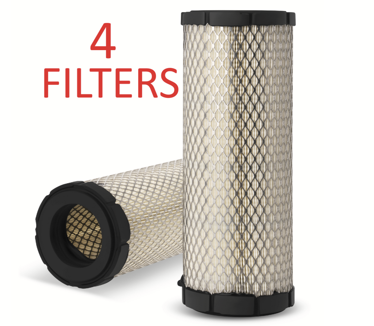 AF25551 (4 PACK) FLEETGUARD AIR FILTER RS3704 a839 – Auto/Truckparts