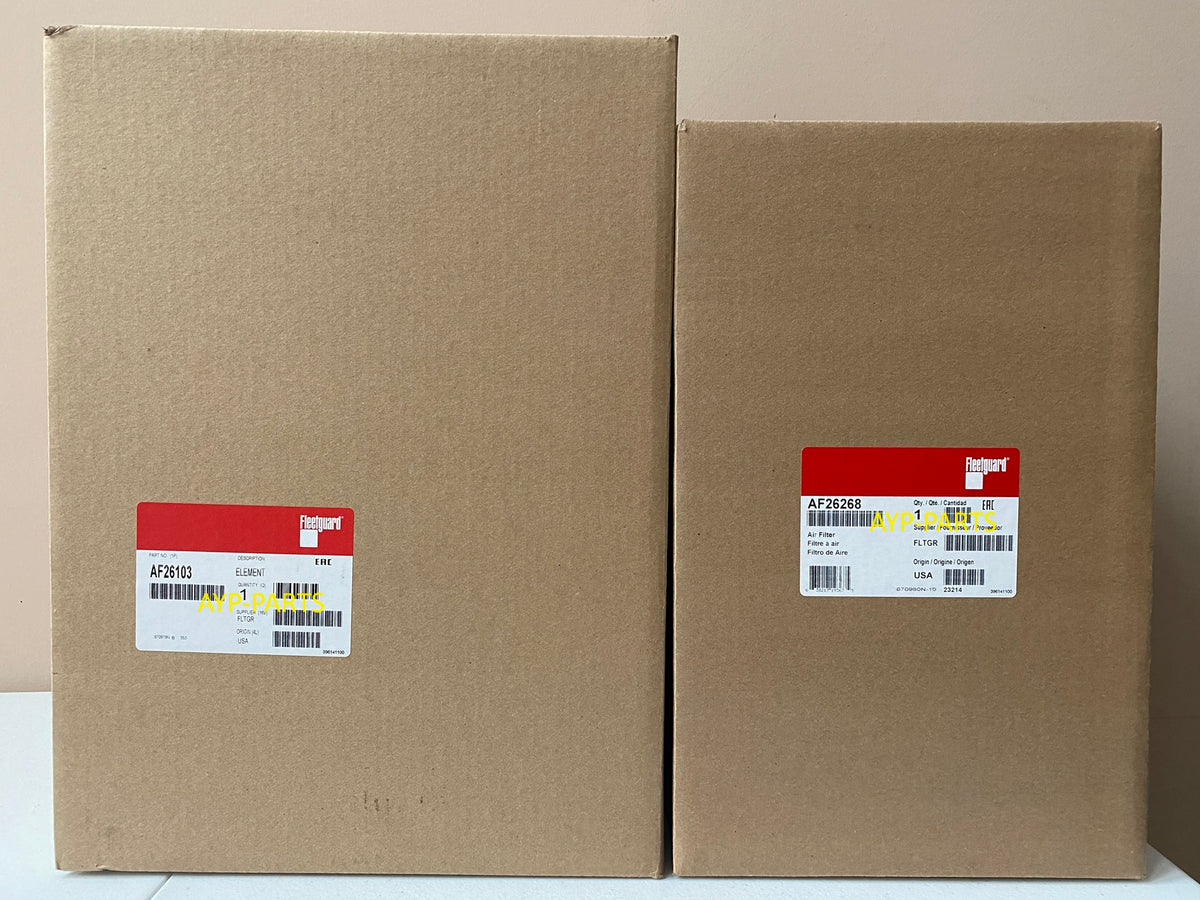 AF26103 OUTER & AF26268 INNER FLEETGUARD AIR FILTER SET RS4862 RS4863 ...