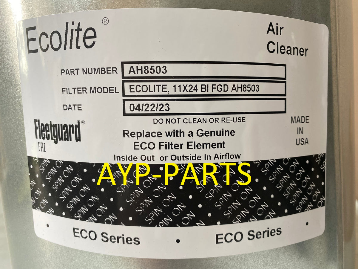AH8503 FLEETGUARD AIR FILTER HOUSING PA2722 Freightliner Monoco-Coach ...