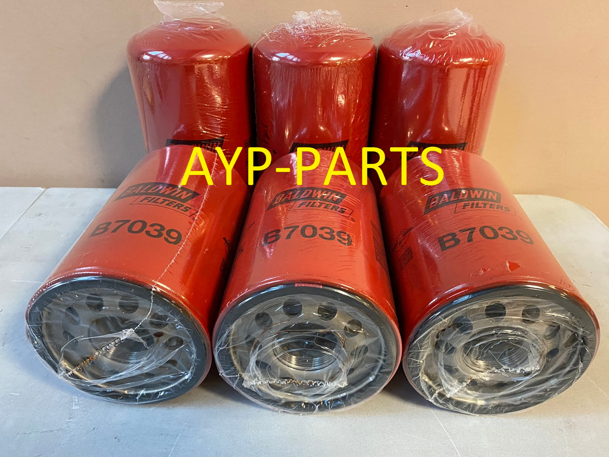 B7039 (6 PACK) BALDWIN OIL FILTER LF3630 Ford IHC Trucks w/7.3L Turbo ...