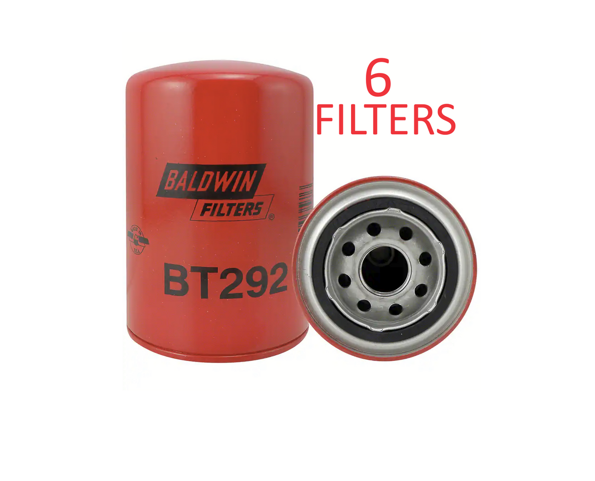 BT292 (6 PACK) BALDWIN OIL FILTER HF4056 a786 – Auto/Truckparts