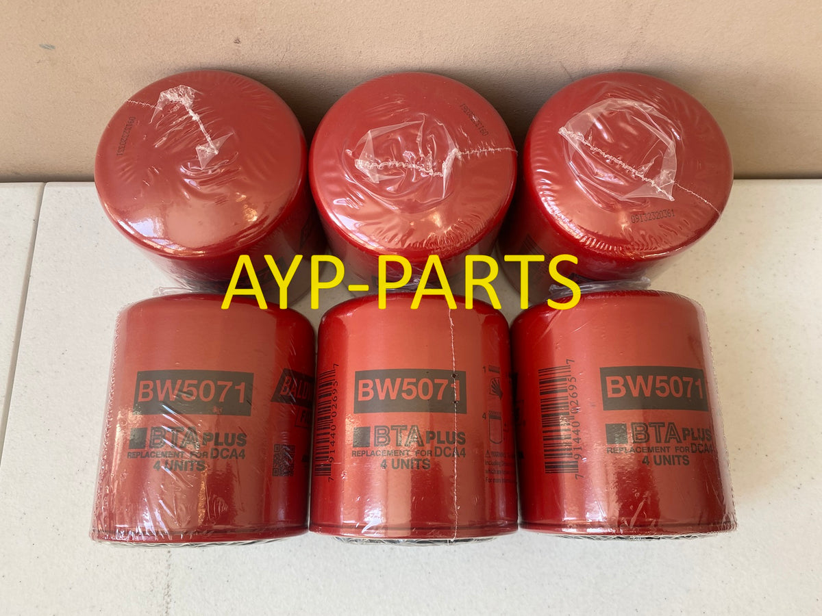 BW5071 (6 PACK) BALDWIN COOLANT FILTER WF2071 a417 – Auto/Truckparts