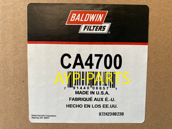 CA4700 BALDWIN AIR FILTER AF26154 Freightliner M2 Business Class a398 ...