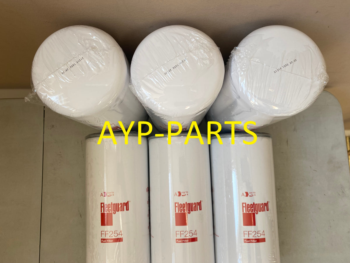FF254 (6 PACK) FLEETGUARD FUEL FILTER BF46161 BF46233 Mack Volvo a087 ...
