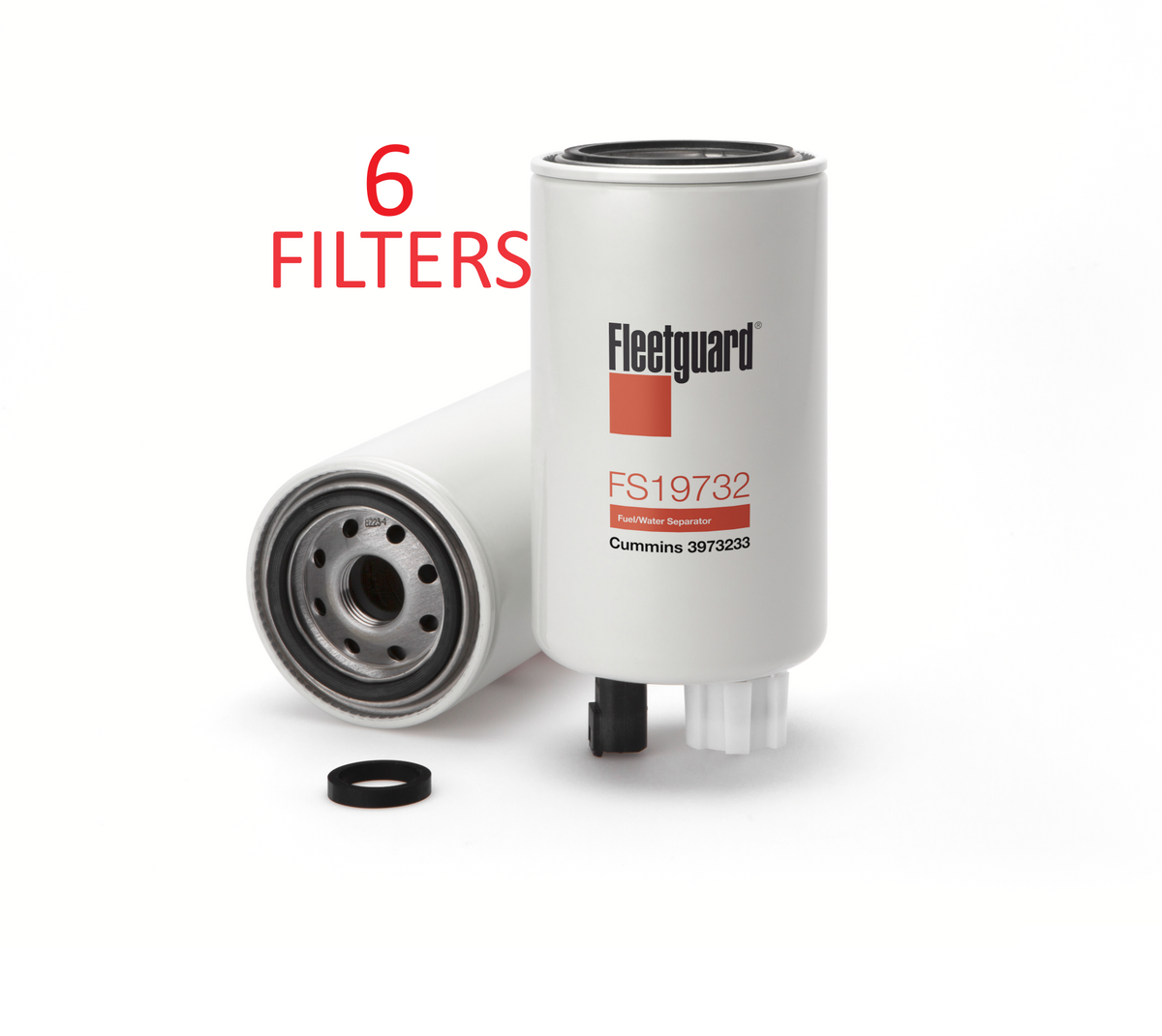 FS19732 (6 PACK) FLEETGUARD FUEL FILTER BF1385-SPS, BF46065-SPS a800 ...