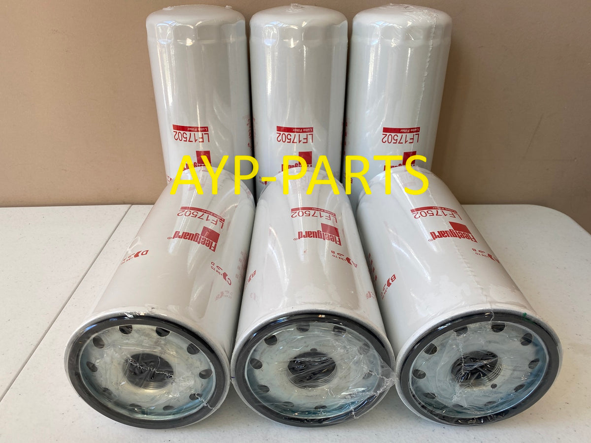 LF17502 (6 PACK) FLEETGUARD OIL FILTER B7409 Mack MP7, MP8, MP10 Engin ...