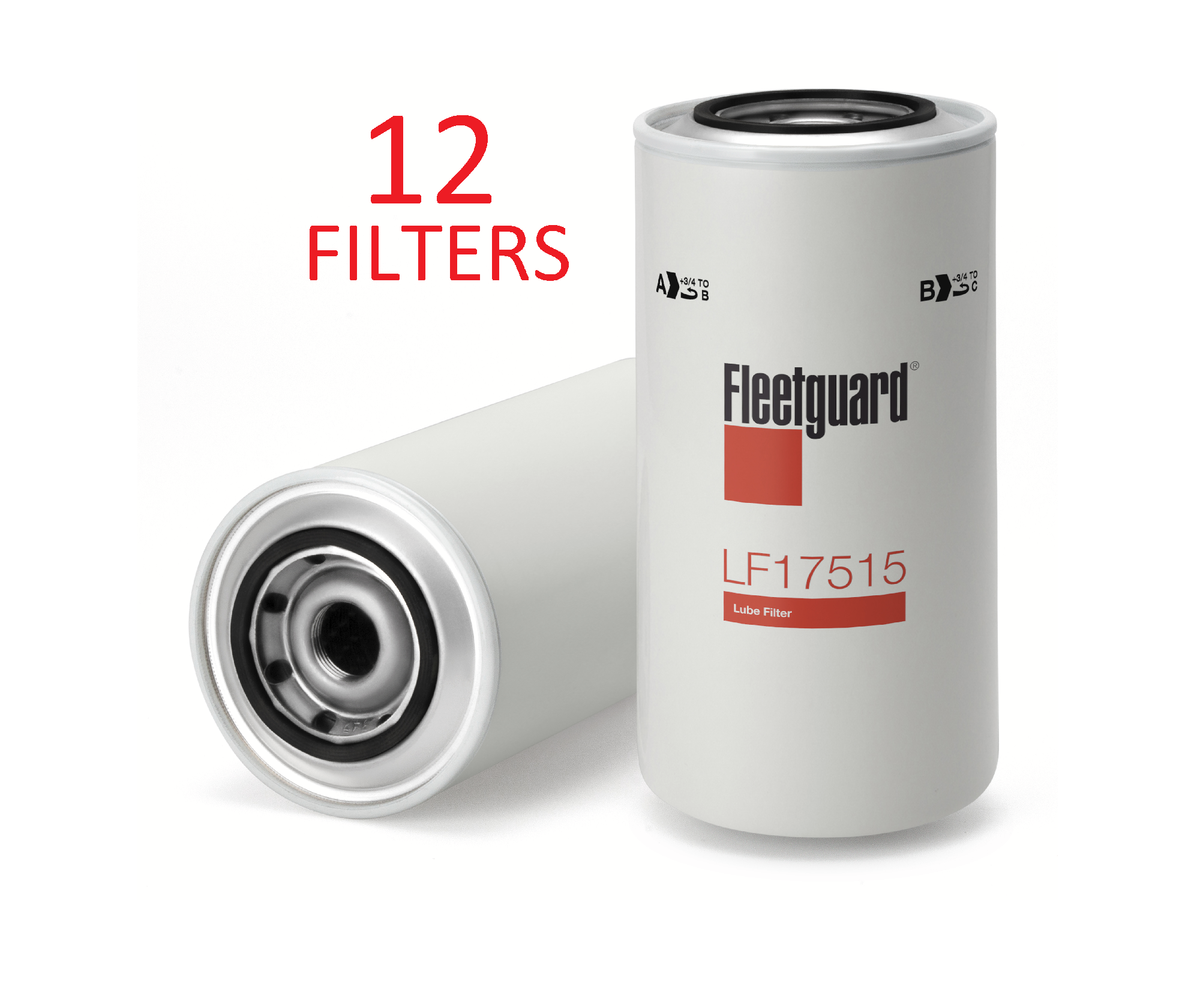 LF17515 (CASE OF 12) FLEETGUARD OIL FILTER B7506 for International Max ...