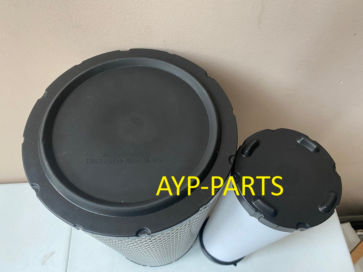 RS3734 OUTER & RS3885 INNER BALDWIN AIR FILTER SET AF25964 AF25491 a79 ...