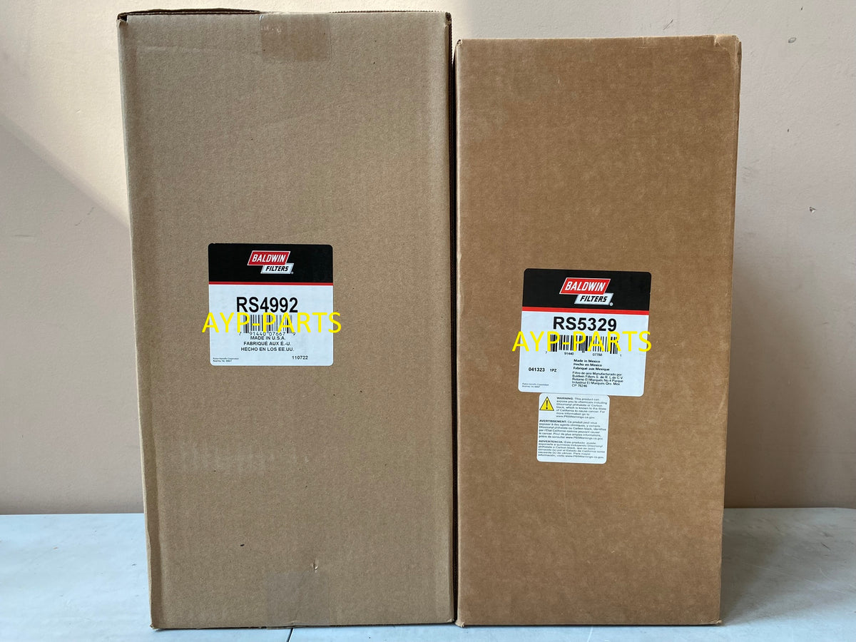 RS4992 BALDWIN INNER & RS5329 OUTER BALDWIN AIR FILTER AF25962 AF25963 ...