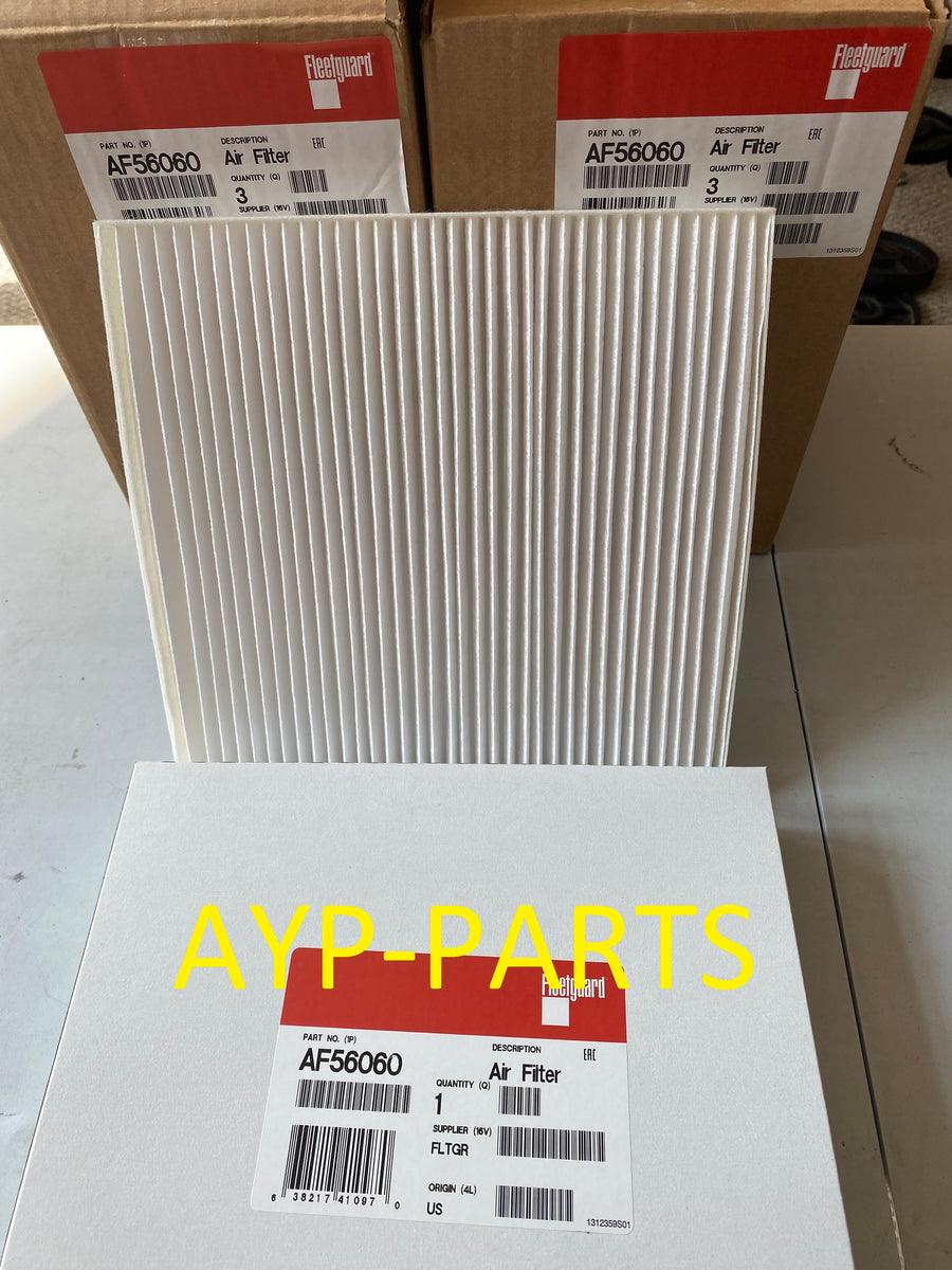 AF56060 (2 CASES OF 3) FLEETGUARD CABIN AIR FILTER PA30325 a453 – Auto ...