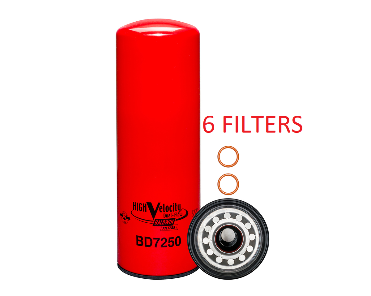 BD7250 (CASE OF 6) BALDWIN OIL FILTER LF9025 DT466E DT570 HT570 Maxxfo ...