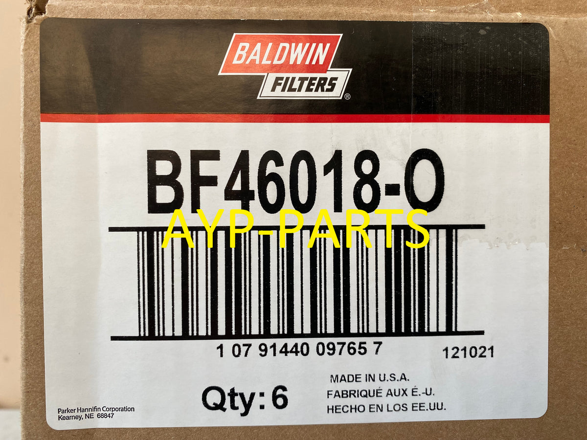 BF46018-O (CASE OF 6) BALDWIN FUEL FILTER FS20040 Maxxforce Prostar Wo ...