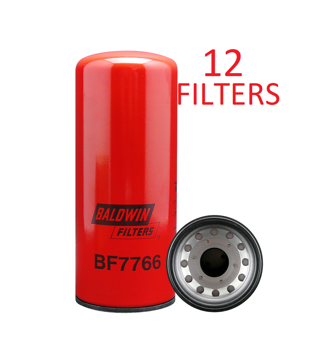 BF7766 (CASE OF 12) BALDWIN FUEL FILTER FF2200 Cummins ISX Engines a58 ...