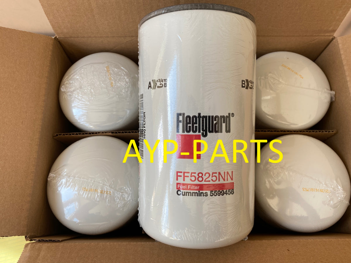 FF5825NN (CASE OF 6) FLEETGUARD FUEL FILTER BF46129 Cummins ISX11.9, 1 ...