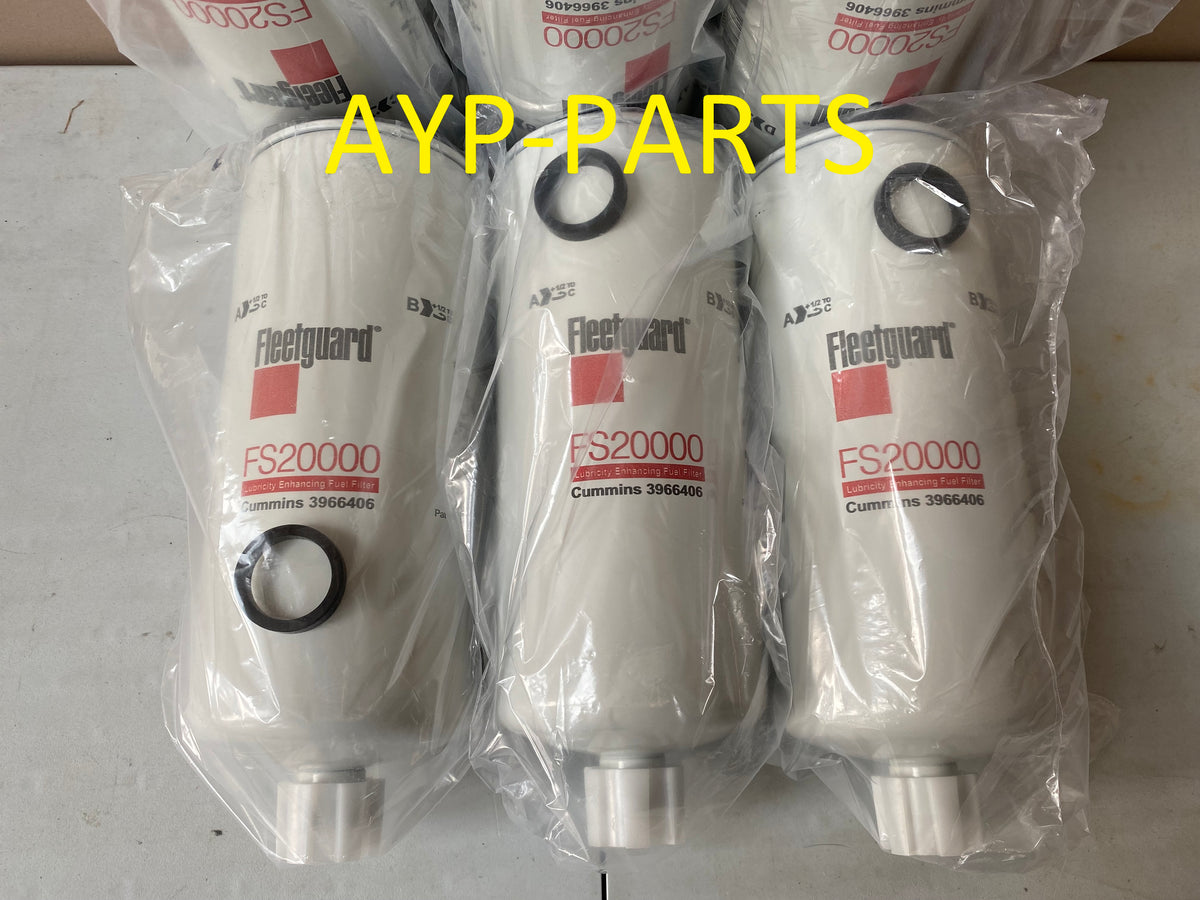 FS20000 (6 PACK) FLEETGUARD FUEL FILTER BF46015 Cummins Tier 2 QSB Eng ...