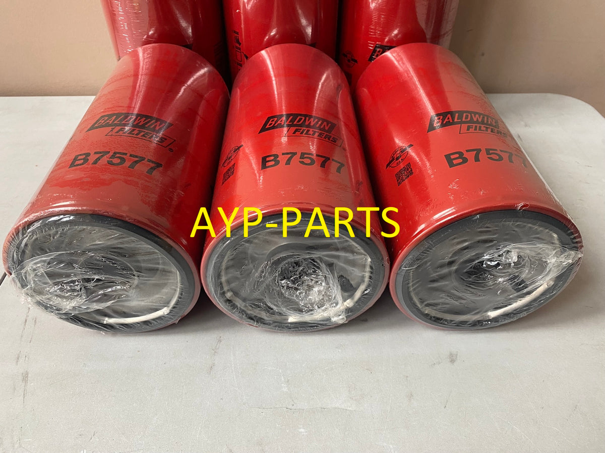 B7577 (CASE OF 6) BALDWIN OIL FILTER LF777 Caterpillar, Cummins, Detro ...