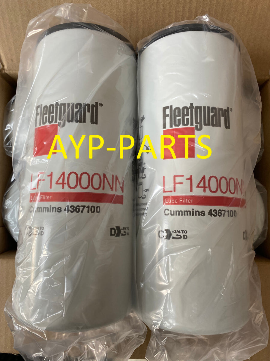 LF14000NN (2 PACK) FLEETGUARD OIL FILTER BD50000 Cummins ISX ISM QSX Q ...