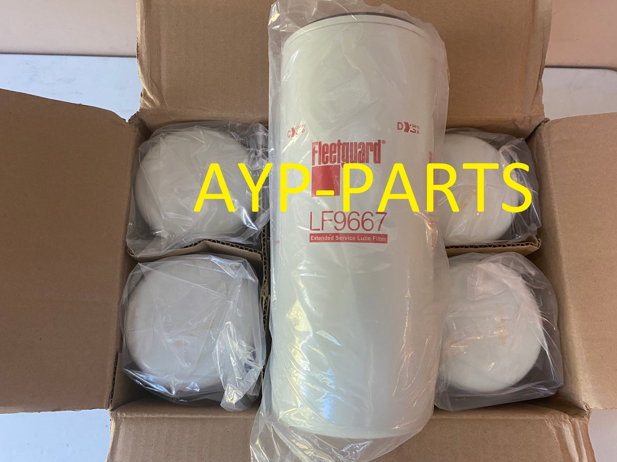 LF9667 (CASE OF 6) FLEETGUARD OIL FILTER B76-MPG Upgrade of LF3379 LF3 ...