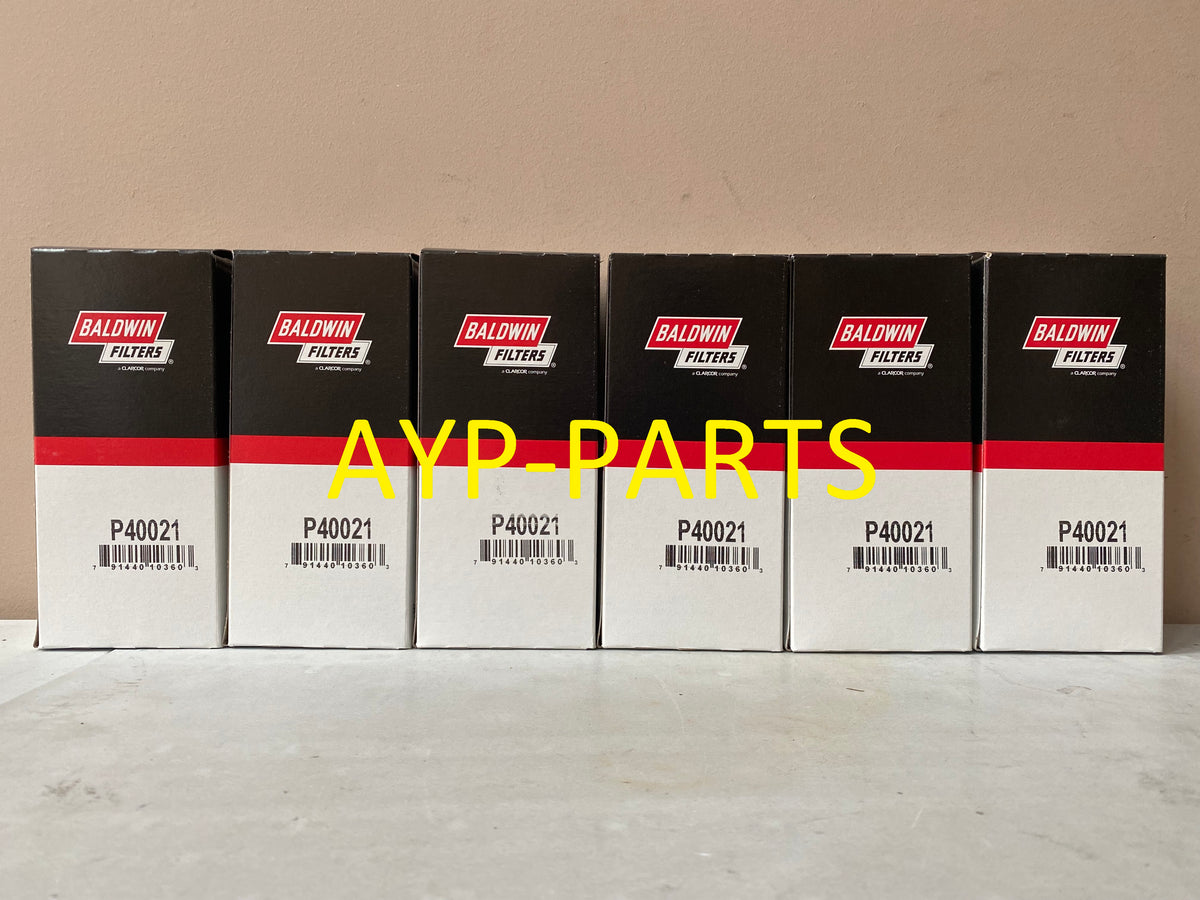 P40021 (6 PACK) BALDWIN OIL FILTER LF17501 Isuzu ELF & NPR Trucks & En ...