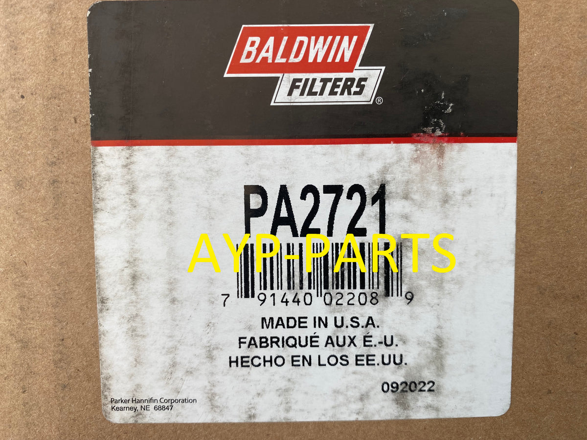 PA2721 BALDWIN AIR FILTER AH8501 Freightliner Stallion Workhorse Truck ...