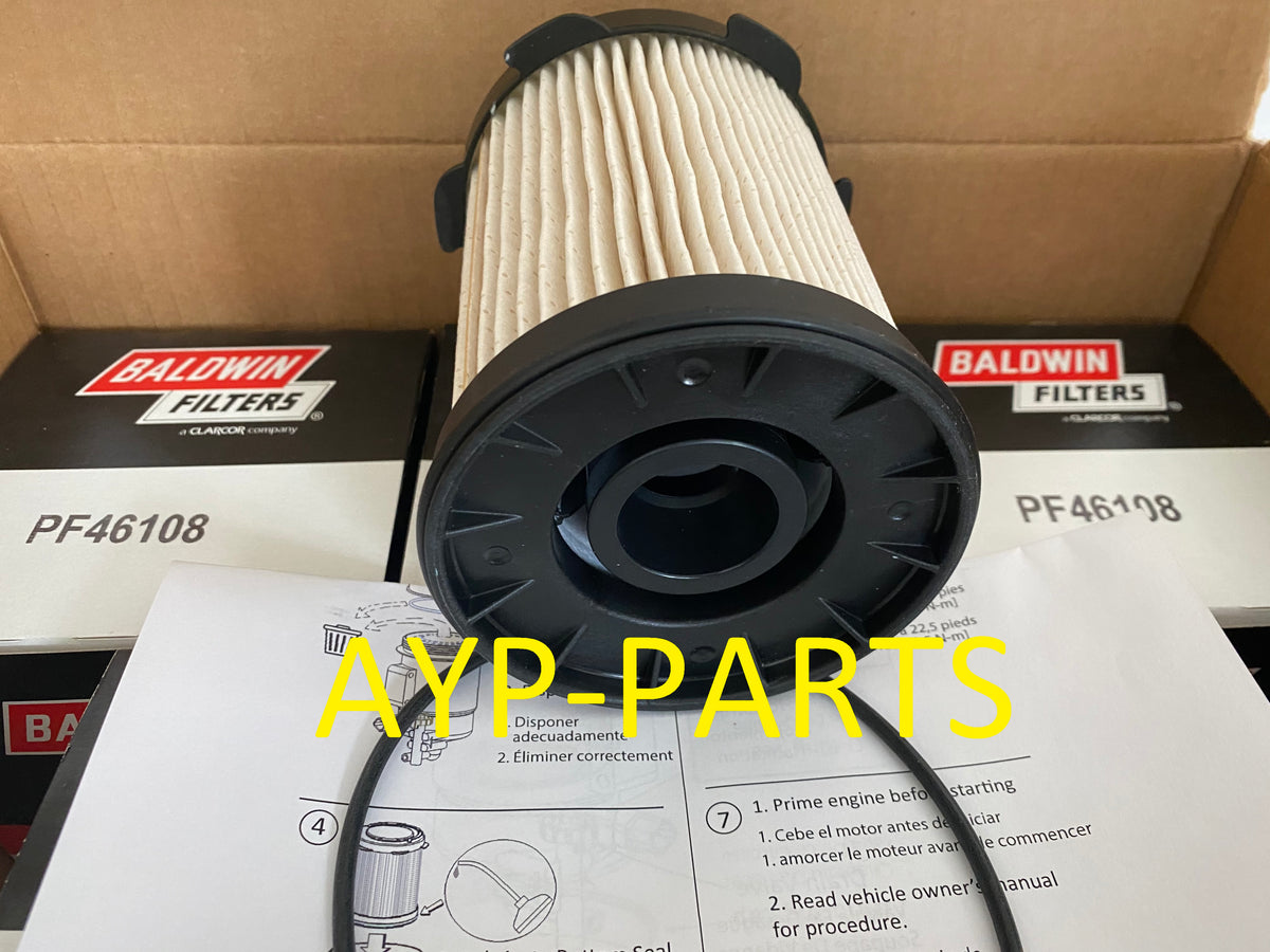 PF46108 (6 PACK) BALDWIN FUEL FILTER FS53000 DODGE RAM 6.7 CUMMINS DIE ...