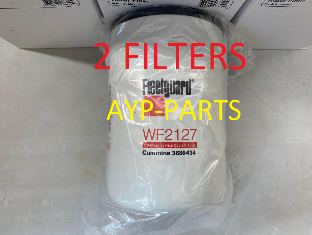 WF2127 (2 PACK) FLEETGUARD COOLANT FILTER B5087 a526 – Auto/Truckparts